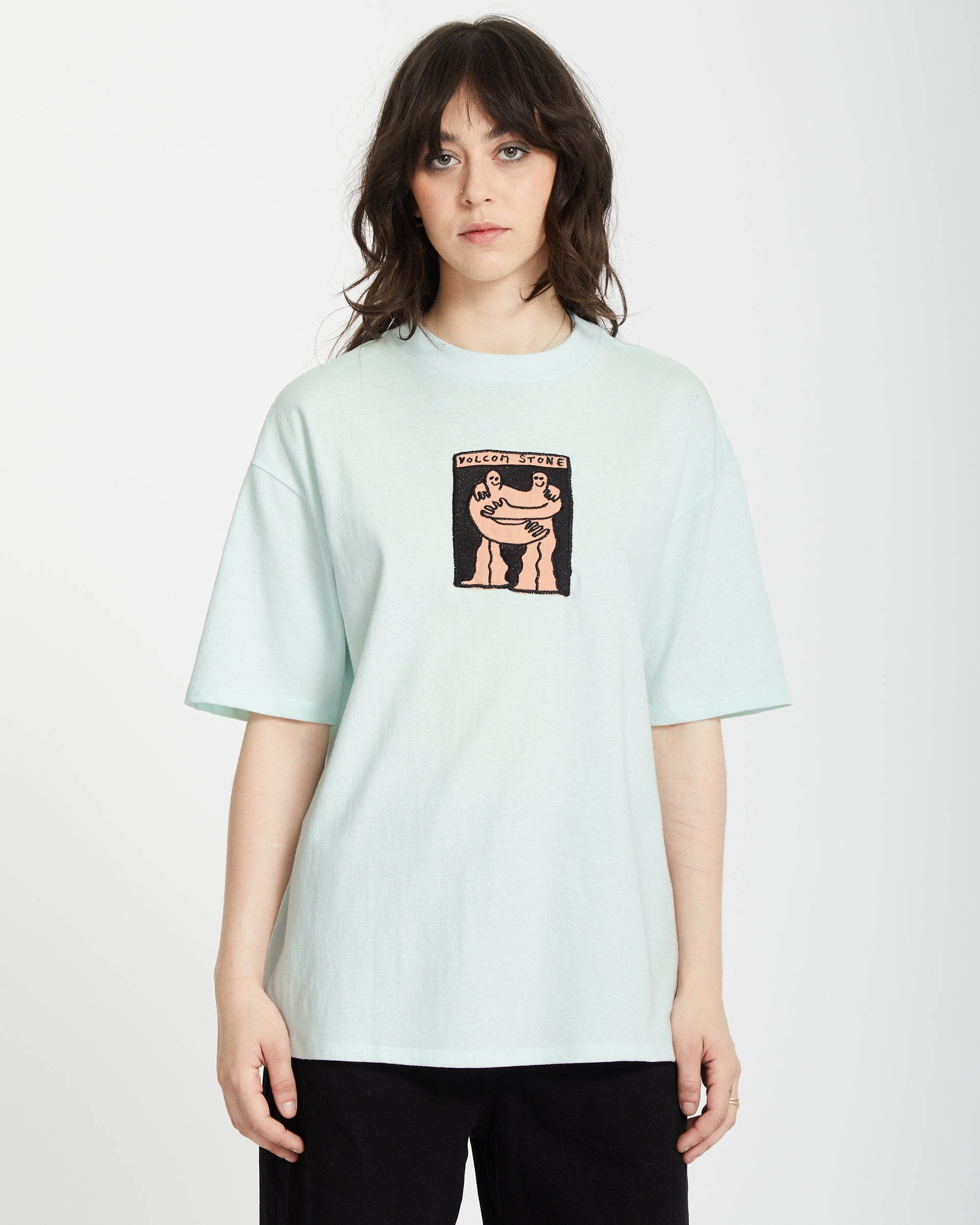 T-shirt Downtown - CLOUD BLUE - Femme - Volcom France