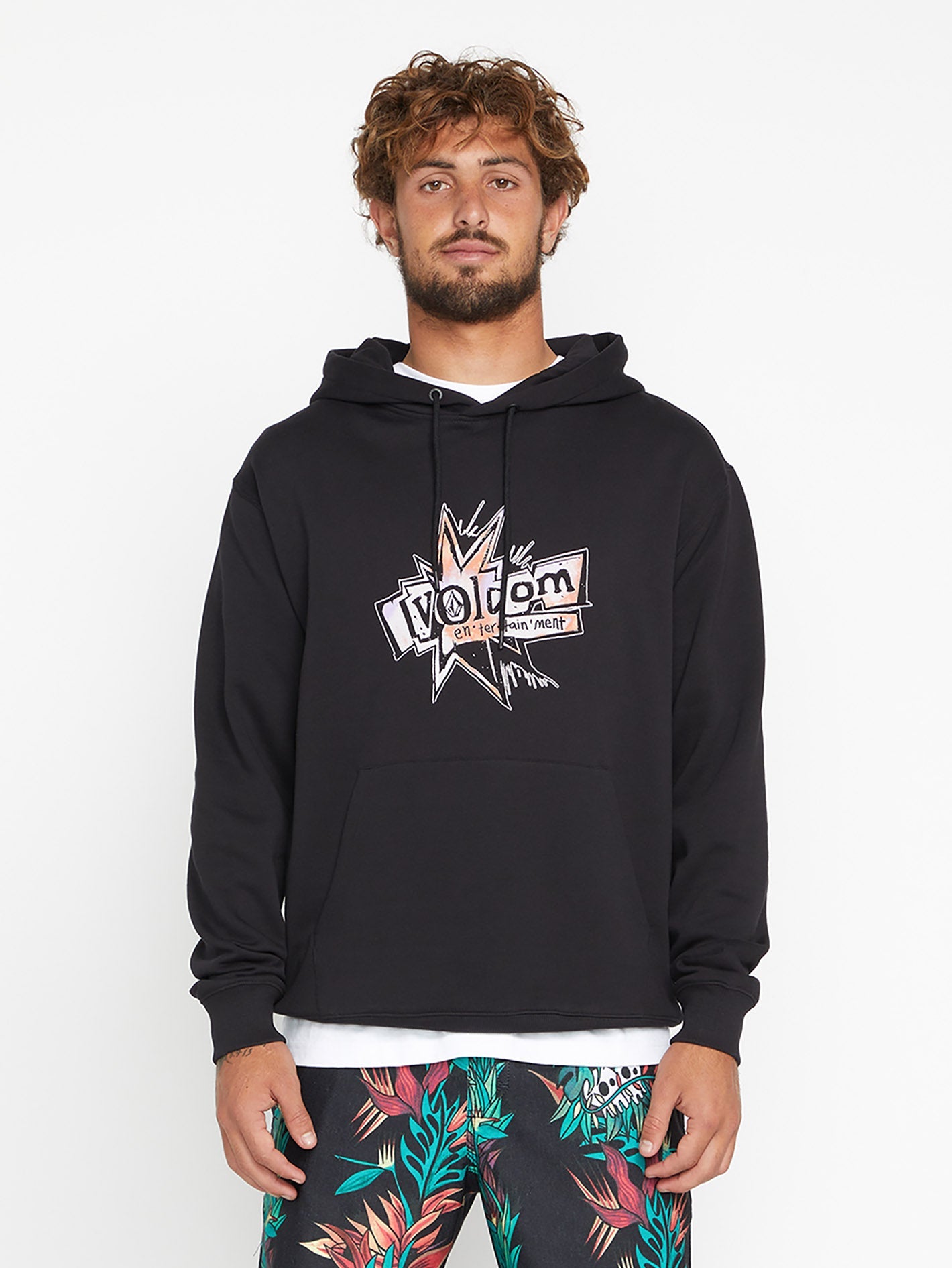 Sweat à capuche V Ent Pepper - BLACK - Homme - Volcom France