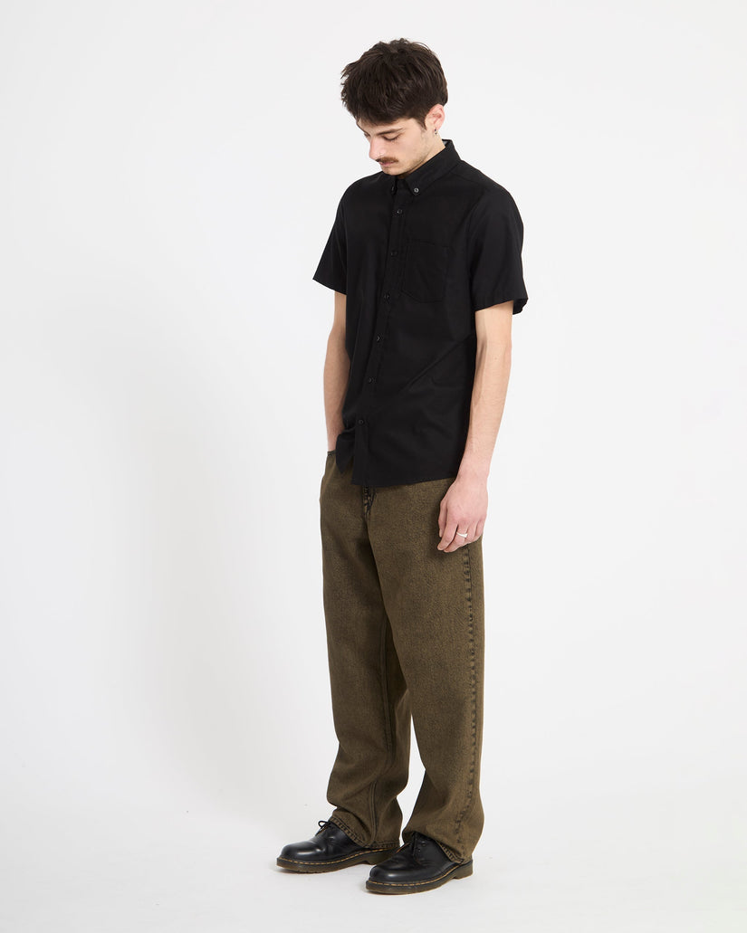 Everett Oxford Shirt - New Black - Men - Volcom EU – Volcom France