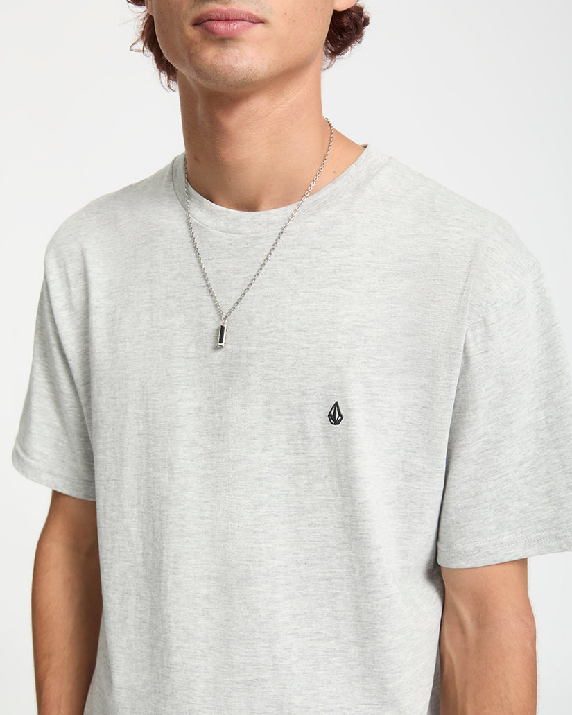 Stone Blanks T-Shirt - Heather Grey - Men - Volcom EU – Volcom France