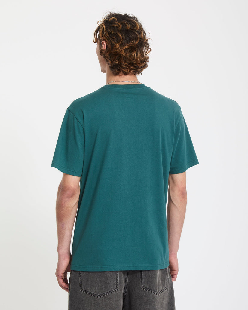 Stone Blanks T-Shirt - Rifle Green - Men - Volcom EU – Volcom France