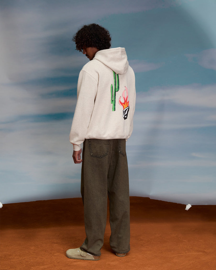 Mickey Mason Hoodie - Dust Heather - Men - Volcom EU – Volcom France