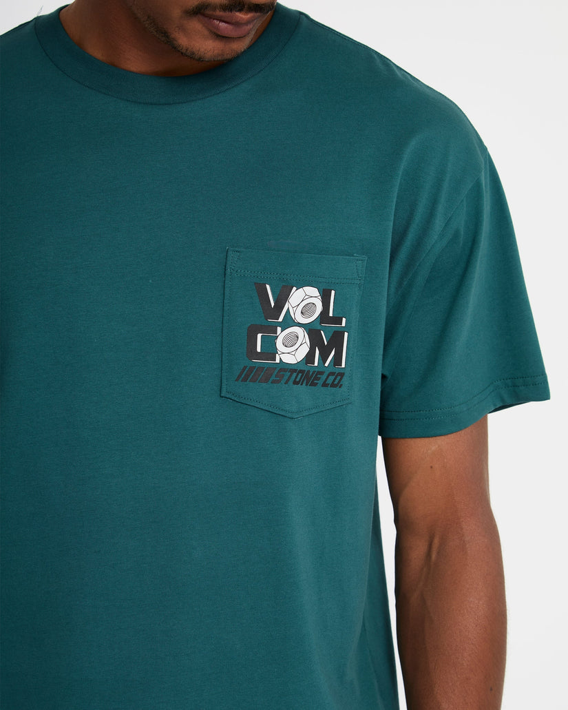 Parted Out Pocket T-Shirt - Rifle Green - Men - Volcom EU – Volcom France