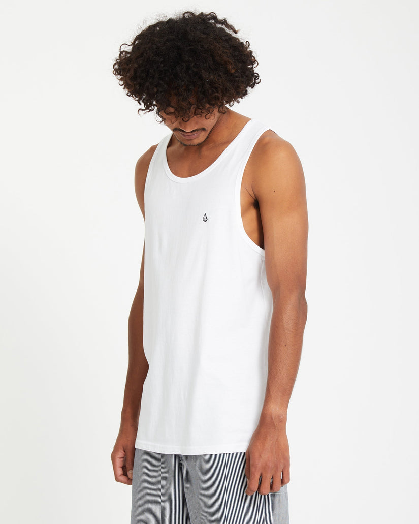 Stone Blanks Tank Top - White - Men - Volcom EU – Volcom France