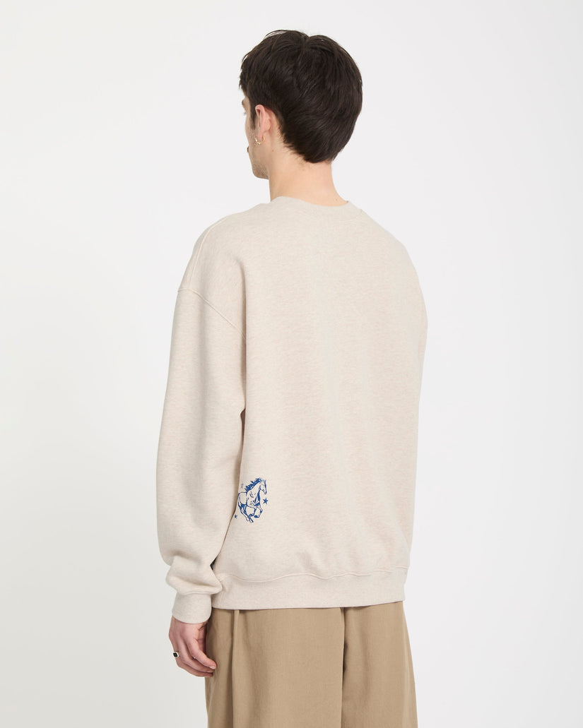 Recto Verso Sweatshirt - Dust Heather - Men - Volcom EU – Volcom France