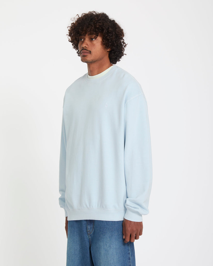 Single Stone Sweatshirt - Light Blue Acid - Men - Volcom EU – Volcom France