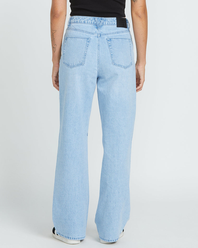Stoned Boyfriend High Rise Jeans - Blue Bird - Women - Volcom EU ...