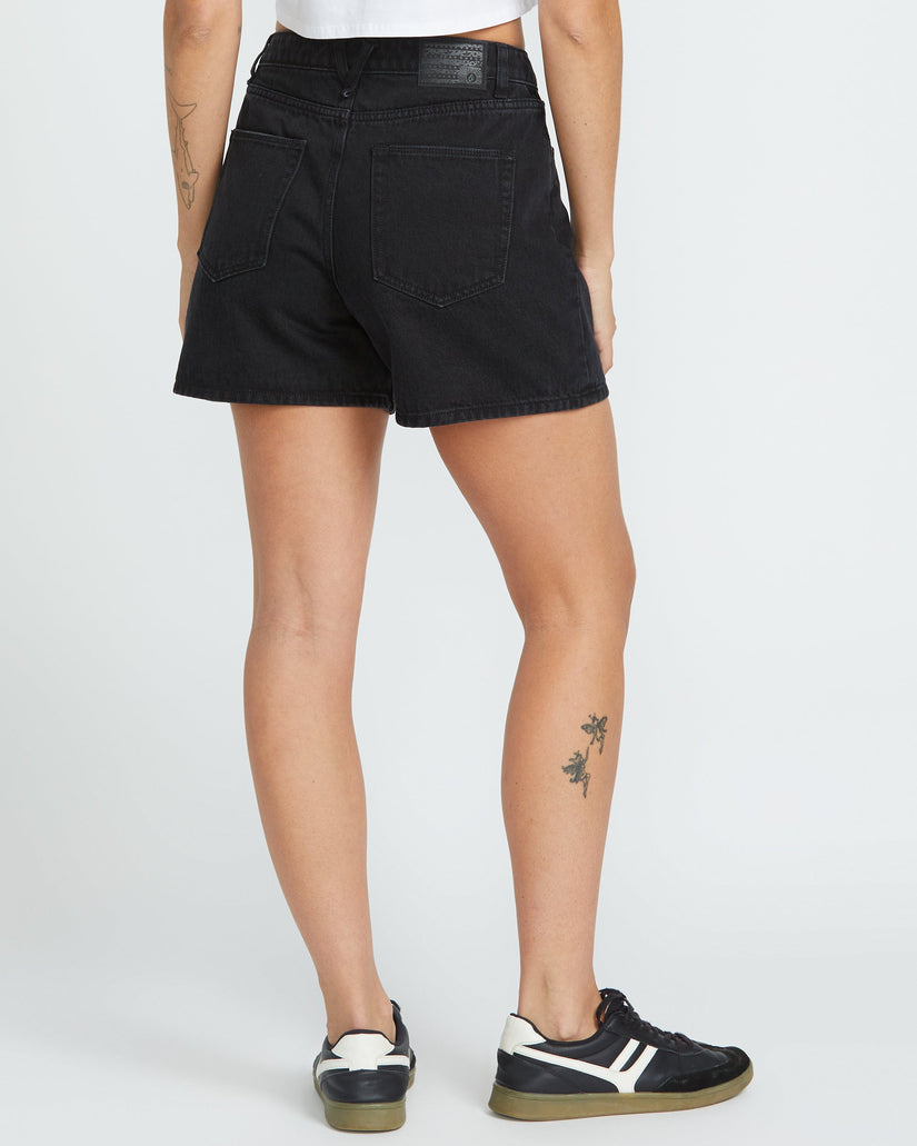 Stoned Boyfriend Short - Black - Women - Volcom EU – Volcom France