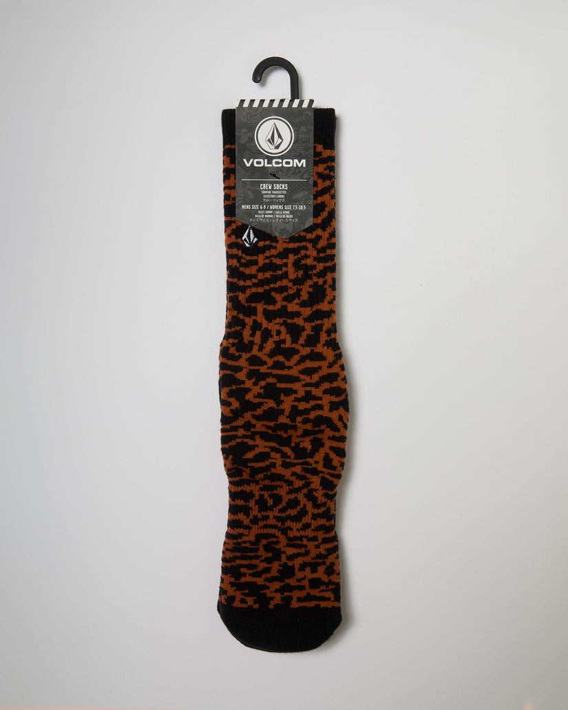 Utopias Socks - Brown Horn - Men - Volcom EU – Volcom France