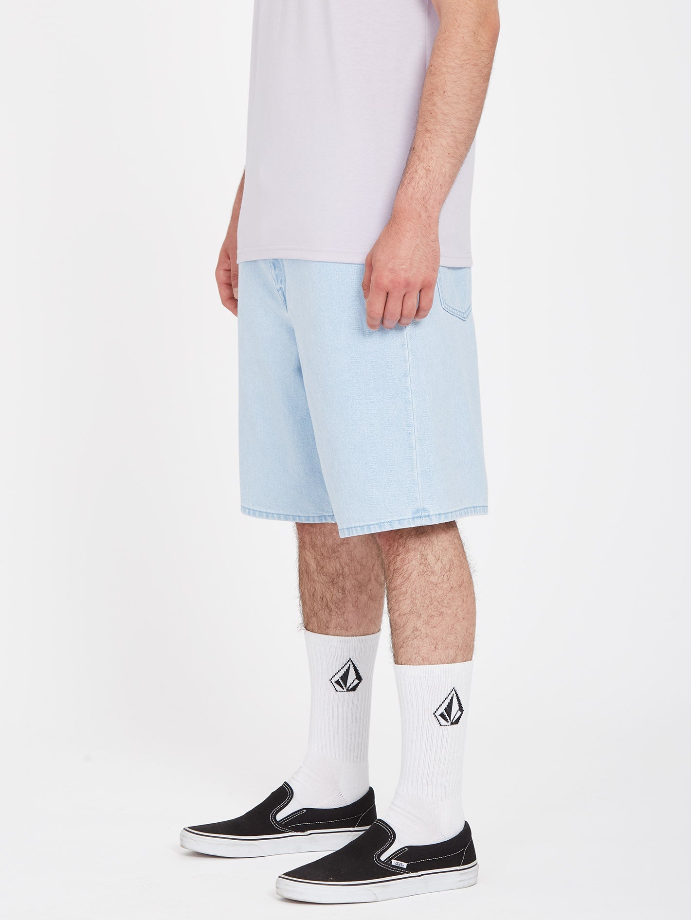 Short Billow Denim - LIGHT BLUE - Homme - Volcom France