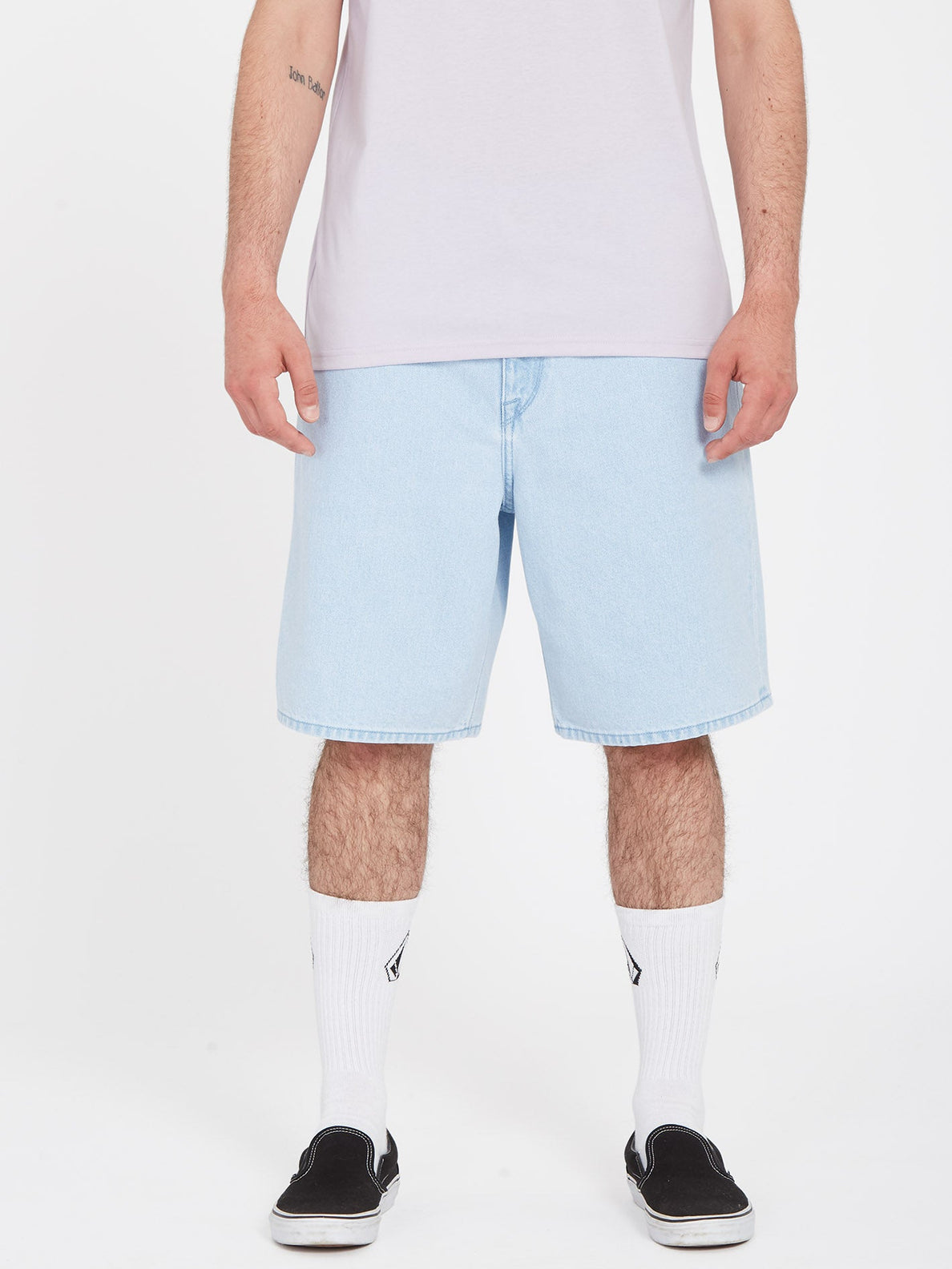 Short Billow Denim - LIGHT BLUE - Homme - Volcom France