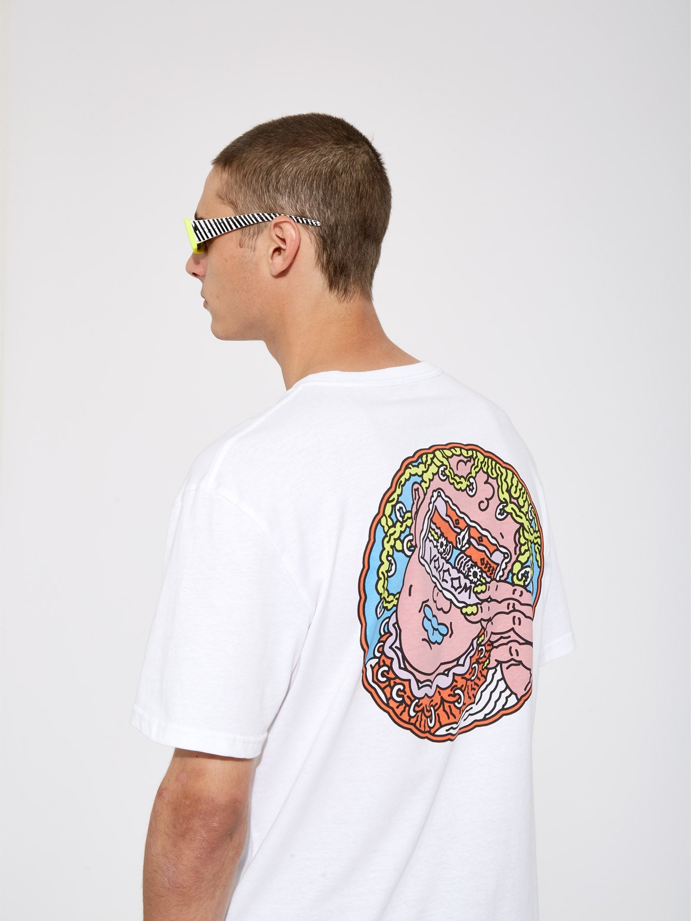 T-shirt Connected Minds - WHITE - Homme - Volcom France