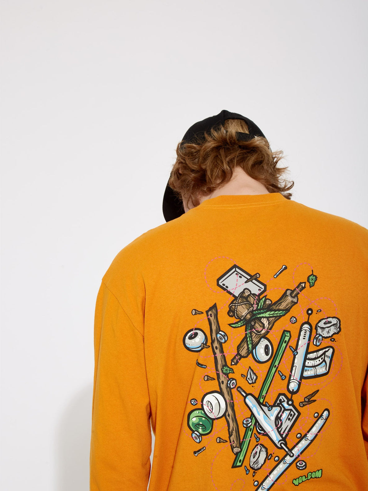 T-shirt Todd Bratrud - SAFFRON - Homme - Volcom France