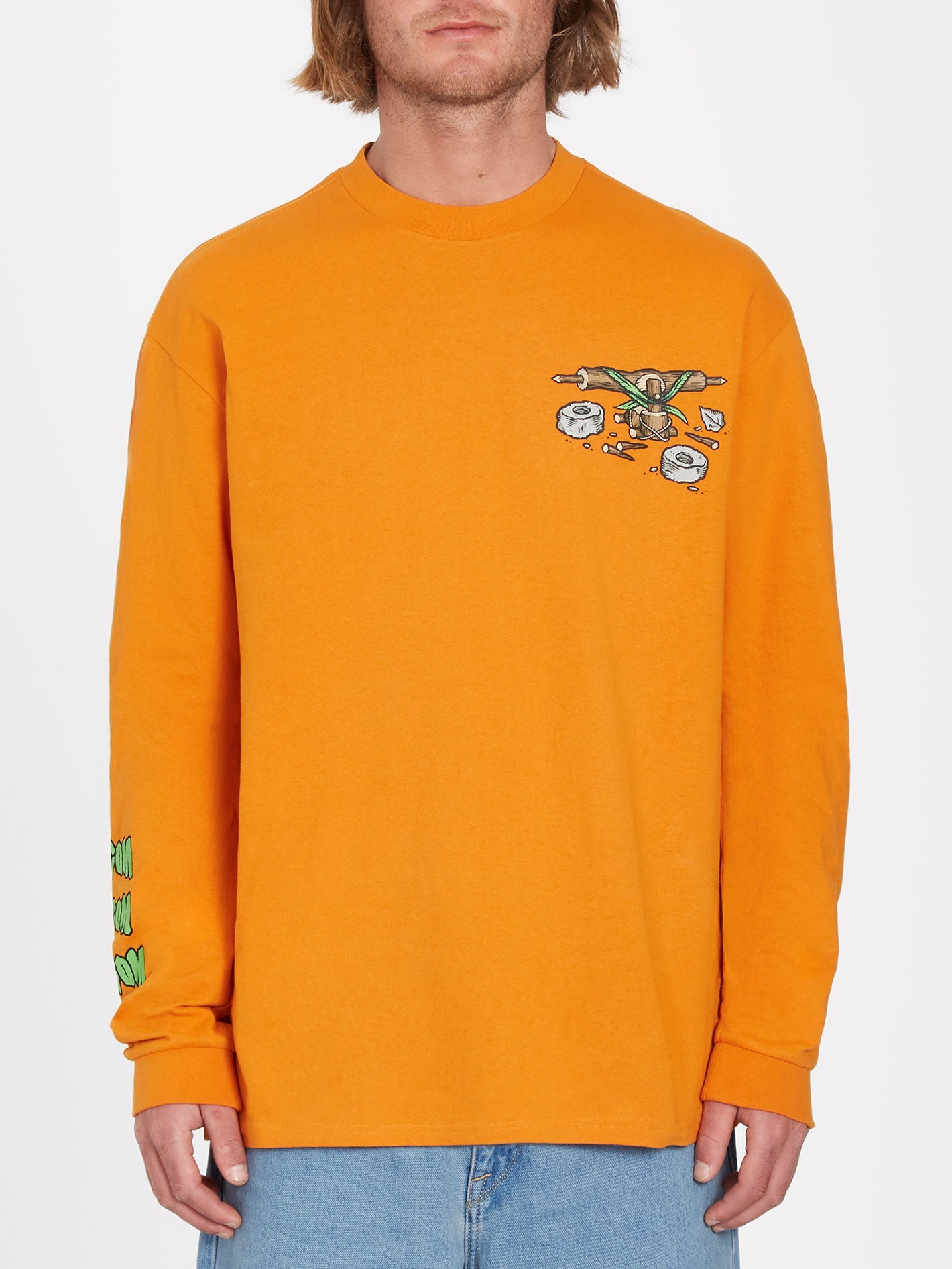 T-shirt Todd Bratrud - SAFFRON - Homme - Volcom France
