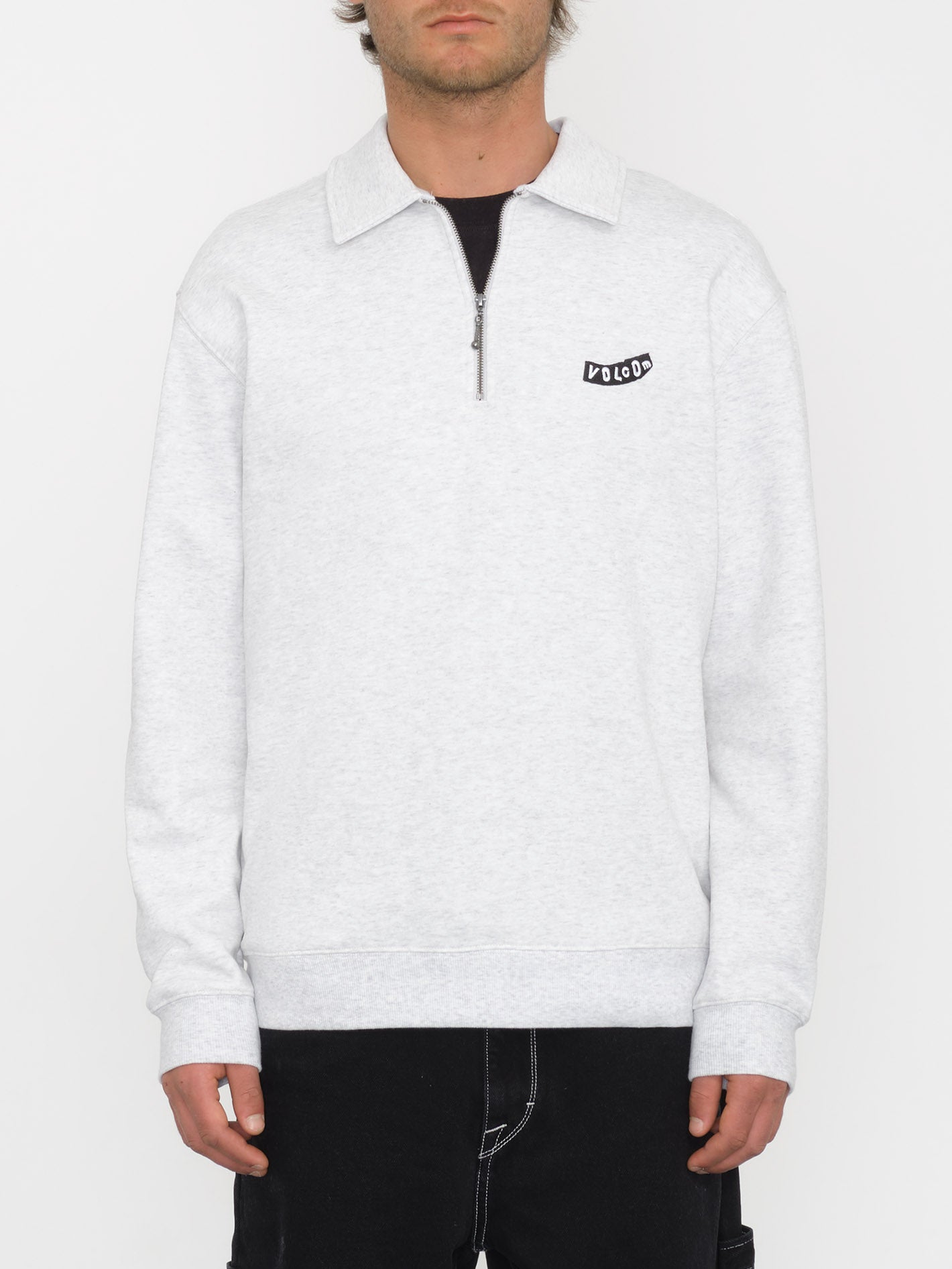 Sweatshirt Nevermine Terry - BONE HEATHER - Homme - Volcom France