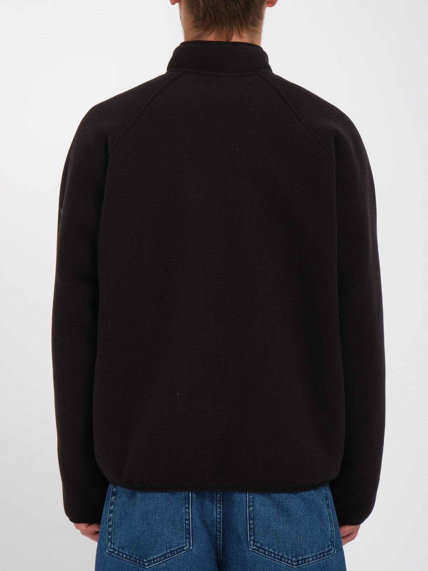 Sweat Sherpa Zippé Runtime Grid - BLACK - Homme - Volcom France