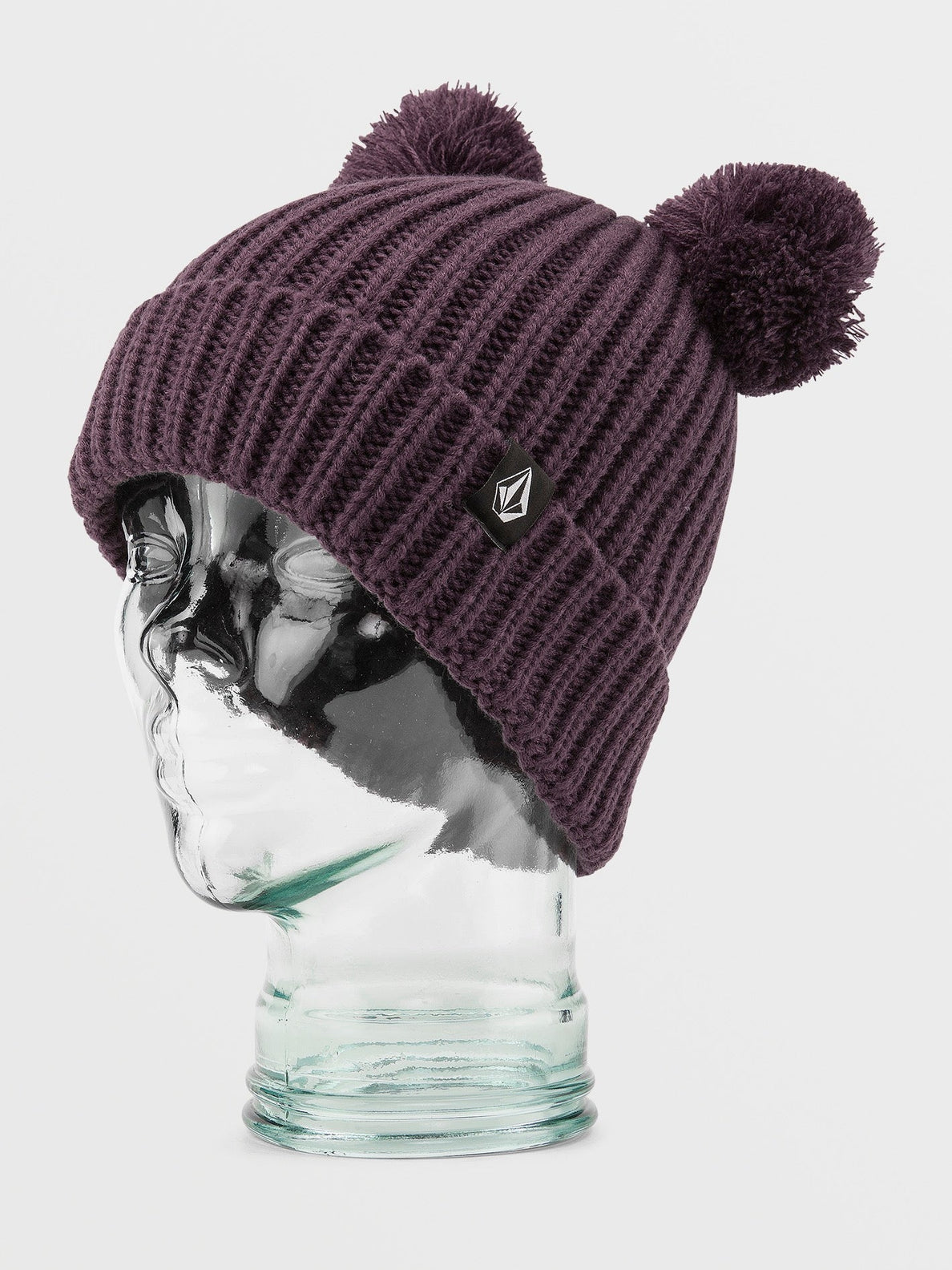 Bonnet Bobble Shreddy Teddy - BLACKBERRY - (Enfant) - Volcom France
